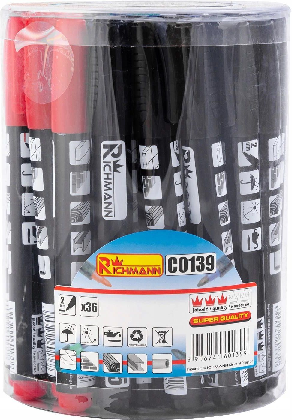 Richmann Markery Budowlane Grube 36Szt. C0139 - Ceny i opinie - Ceneo.pl