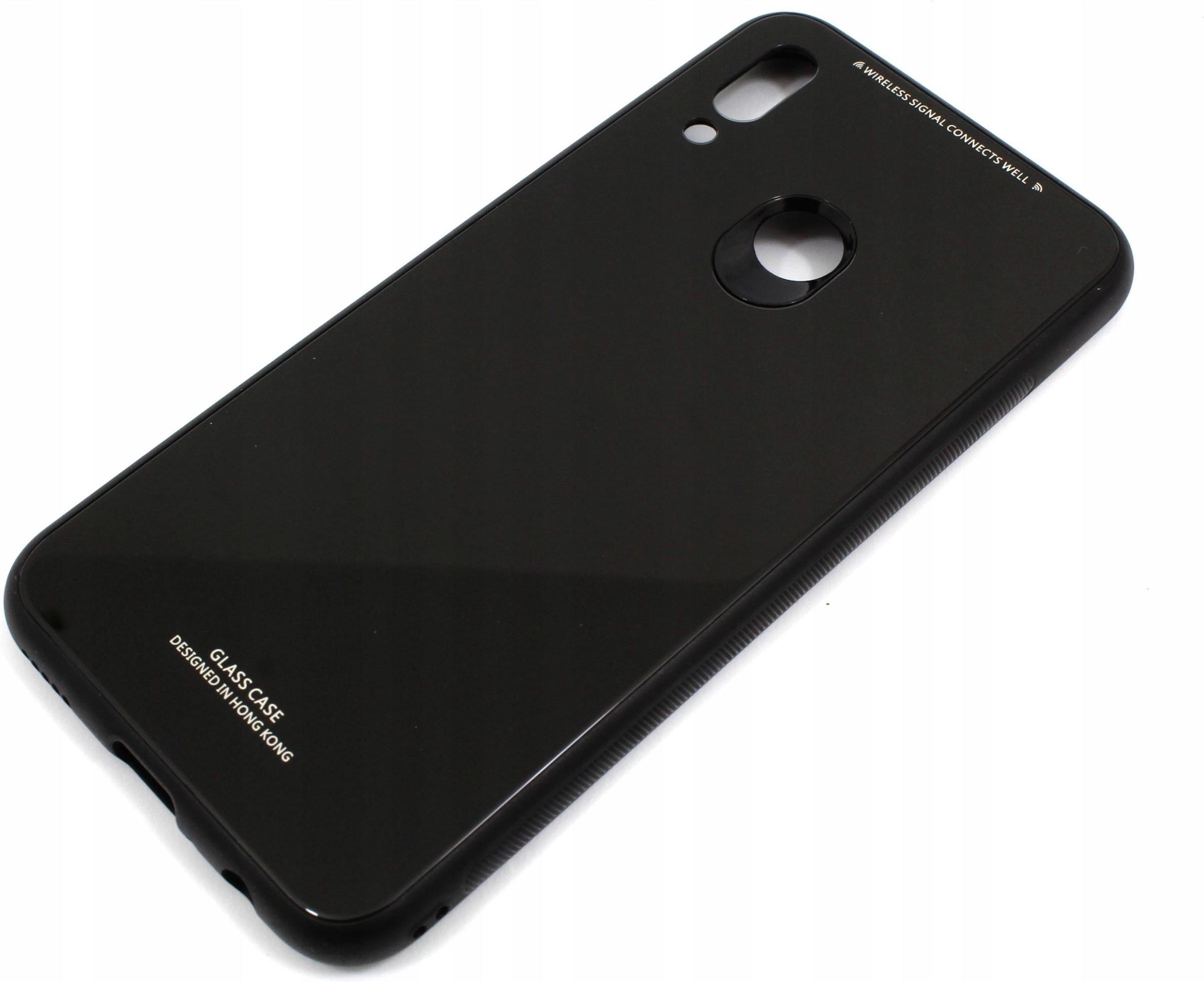 GLASS CASE do Huawei P Smart 2019 POT-LX1 czarny - Etui na telefon ...