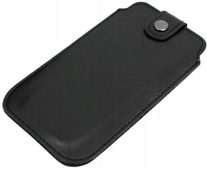 Kieszonka skóra 10 zapięcie do Maxcom MM471 czarna - Etui na telefon ...