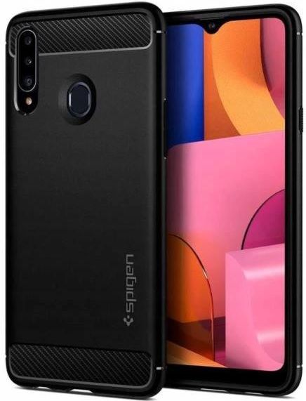 Etui Spigen Rugged Armor Sam A20S A207 Matte Black - Etui na telefon ...