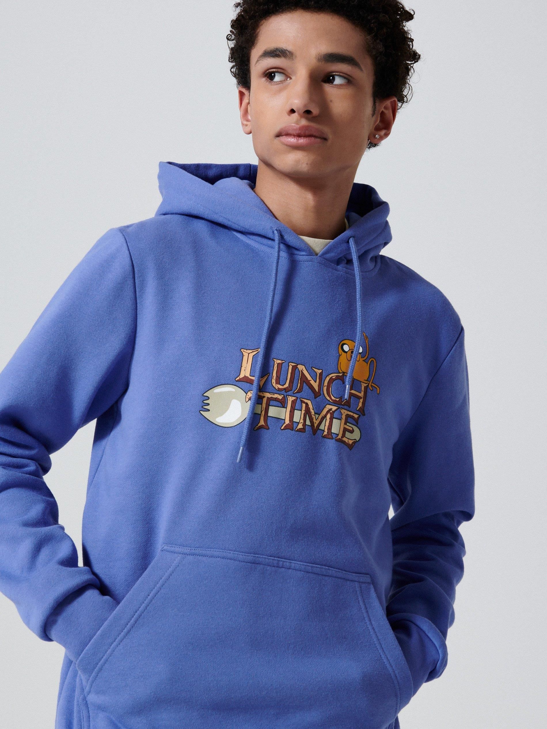 Cropp - Bluza Z Kapturem Adventure Time - Fioletowy - Ceny i opinie ...