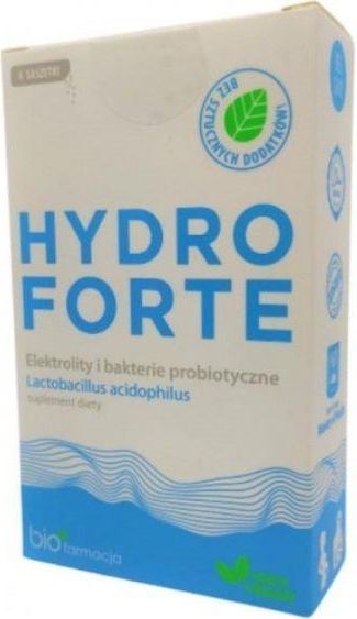 Bio Farmacja Hydro Forte Elektrolity 4 Saszetki - Opinie i ceny na Ceneo.pl