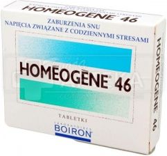 Lek homeopatyczny BOIRON Homeogene 46 60 tabl. - Opinie i ceny na Ceneo.pl