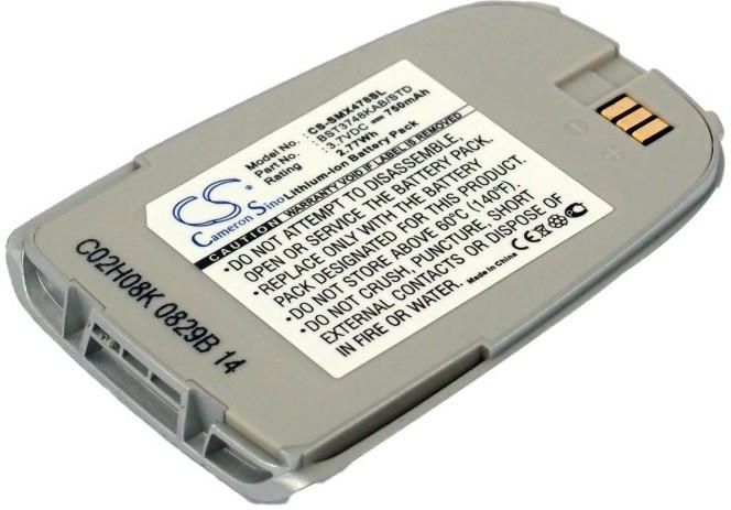 Bateria Cameron Sino Samsung SPH-X475 / BST3748KAB/STD 750mAh 2.78Wh Li ...