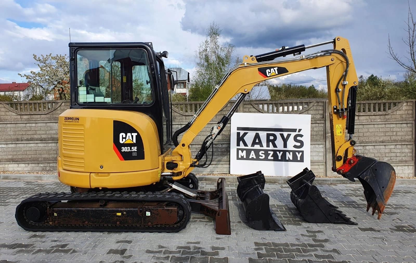 MINIKOPARKA CAT CATERPILLAR 303.5 303 304 2016 JCB - Opinie i ceny na ...