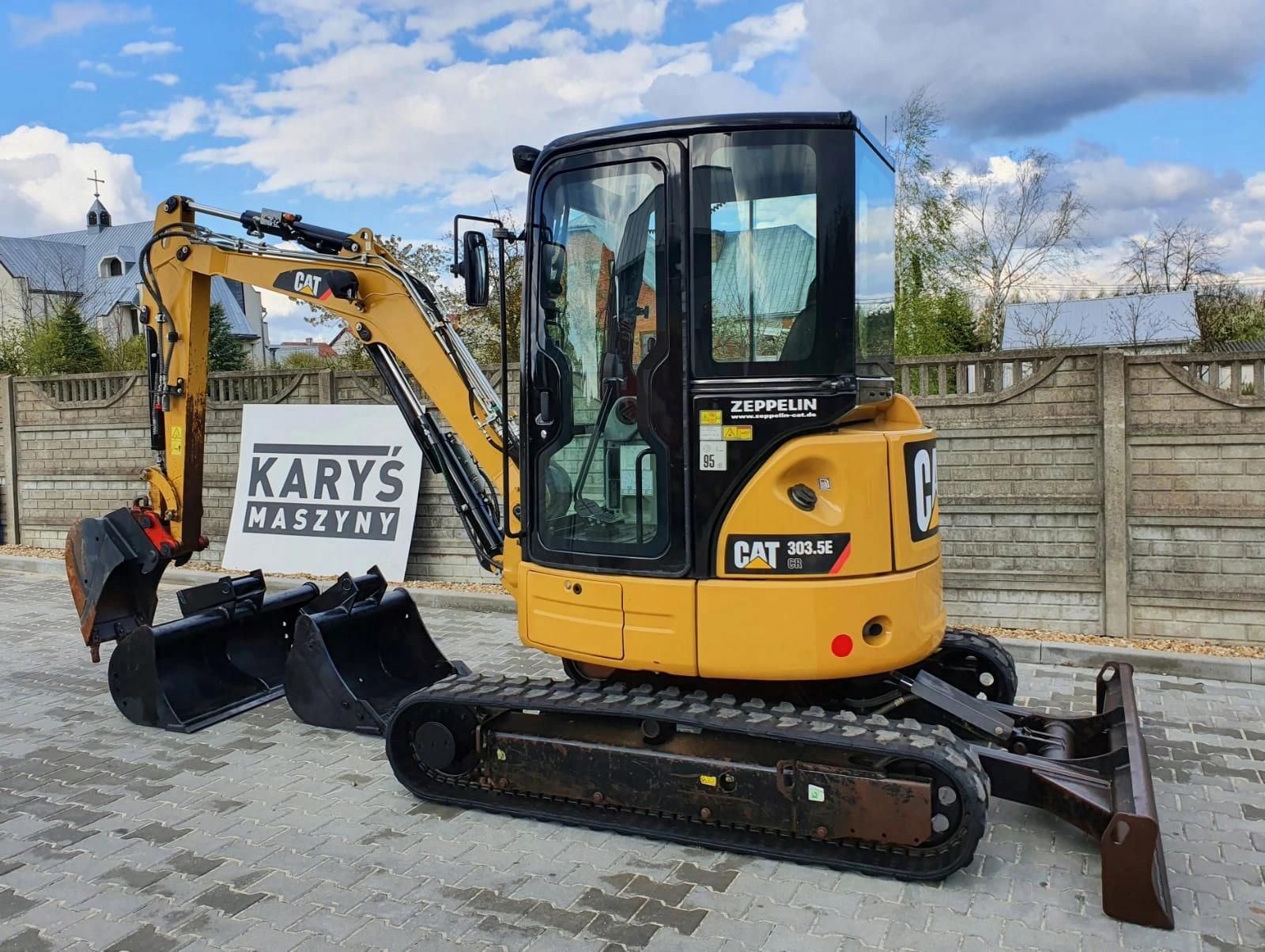 MINIKOPARKA CAT CATERPILLAR 303.5 303 304 2016 JCB - Opinie i ceny na ...