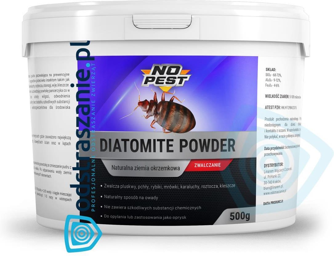 Diatomite Powder, Środek Na Owady No Pest. Ziemia Okrzemkowa Na ...