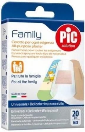 SIROWA POLAND SP. Z O.O. PIC FAMILY PLASTER ANTYBAKTERYJNY MIX 20 SZTUK ...