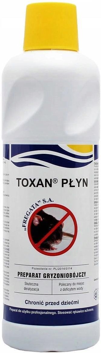Fregata Toxan Płyn 1L Bard Silna Trucizna Na Myszy Szczury - Ceny i ...