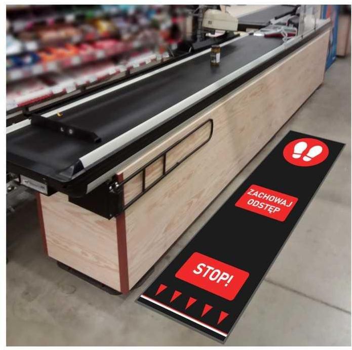 Coba Mata Zachowania Dystansu 2M - Zachowaj Odstęp - Ślady Stóp ...