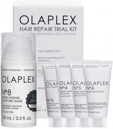 Olaplex Travel Set - mini zestaw odbudowujący do włosów suchych i ...