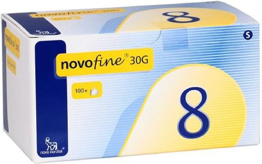 Novo Nordisk Novofine 30G 0,3x8mm Igły Do Penów Insulinowych 100szt ...