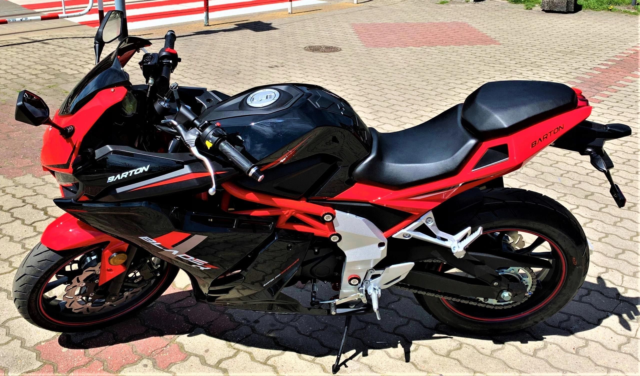 MOTOCYKL SPORT BARTON BLADE R 125cc TRANSPORT RATY - Opinie i ceny na ...