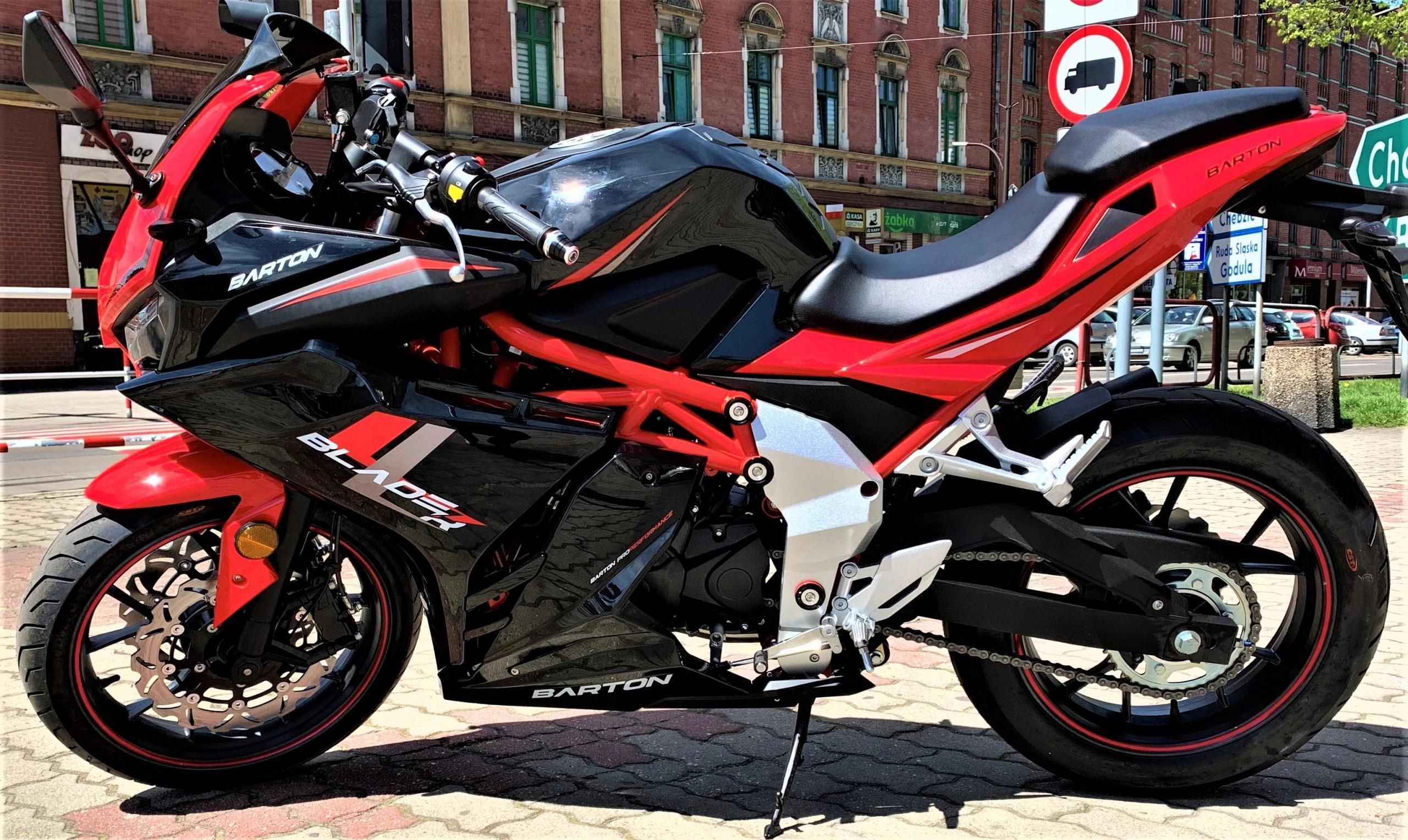 MOTOCYKL SPORT BARTON BLADE R 125cc TRANSPORT RATY - Opinie i ceny na ...