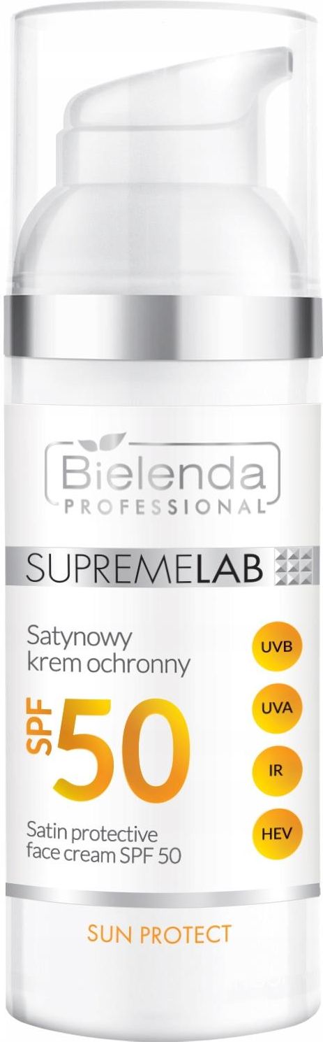 Krem do twarzy Bielenda Professional Supremelab Satynowy Krem Ochronny SPF50 50ml - Opinie i ...
