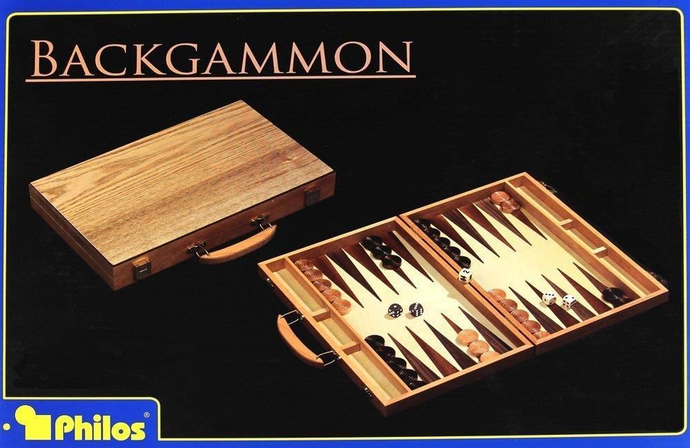 Philos Tryktrak Backgammon Kreta 38x24cm - Gra planszowa. Ceny i opinie - Ceneo.pl