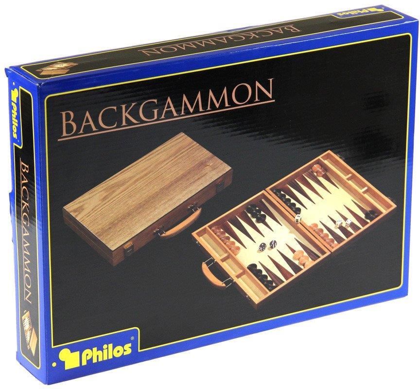 Philos Tryktrak Backgammon Kreta 38x24cm - Gra planszowa. Ceny i opinie - Ceneo.pl