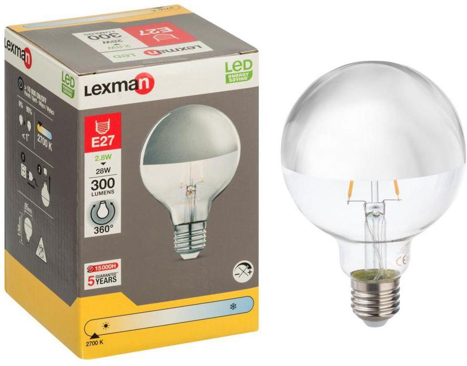 Lexman Żarówka dekoracyjna LED E27 (230 V) 2.8 W 300 lm - Opinie i ...