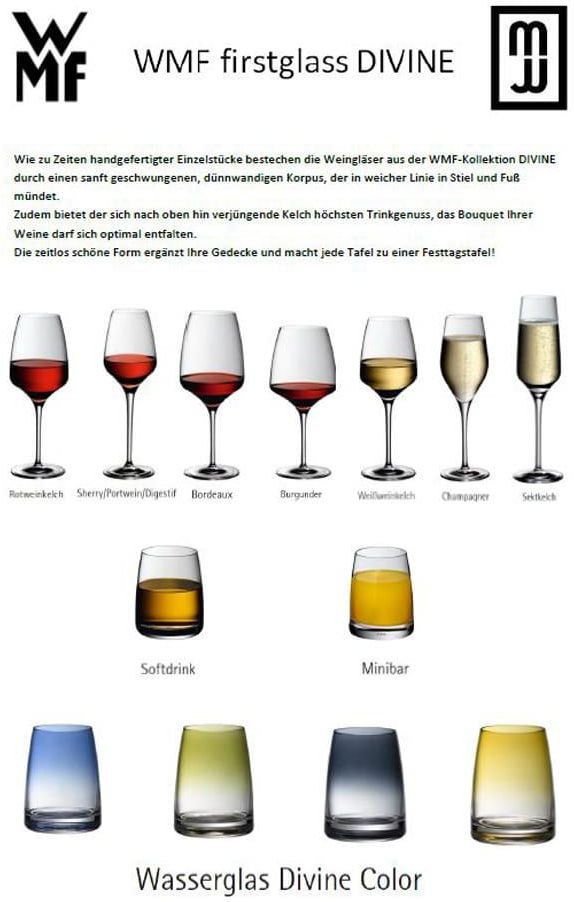 Wmf - Divine Color Szklanki Do Soków, Wody Bursztynowa 6 Szt. 325ml ...