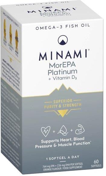 Minami - MorEPA Platinum + Witamin D3 60 kaps - Opinie i ceny na Ceneo.pl