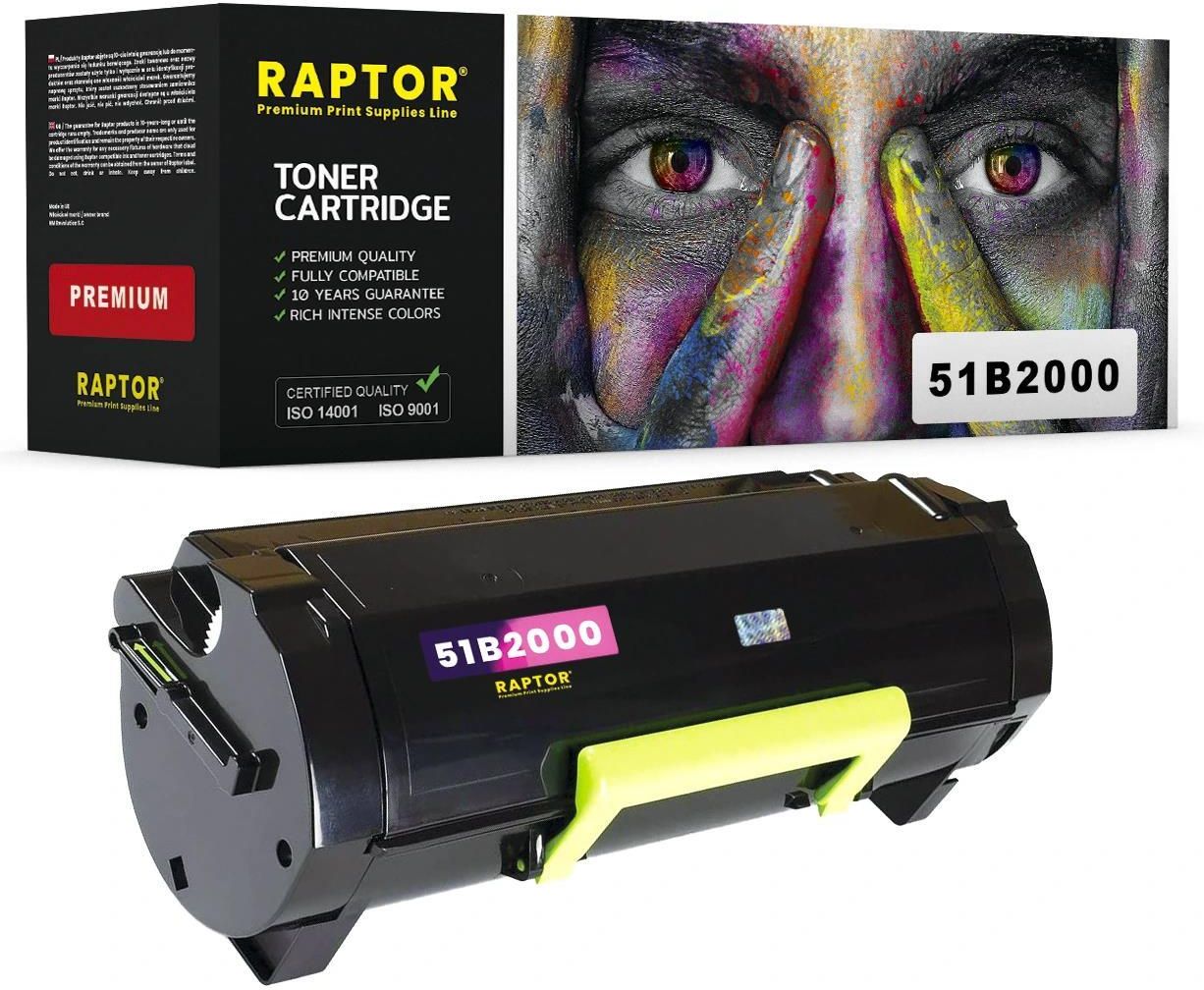RAPTOR TONER 51B2000 DO LEXMARK MS317 MS417 MS617 - Opinie i ceny na ...
