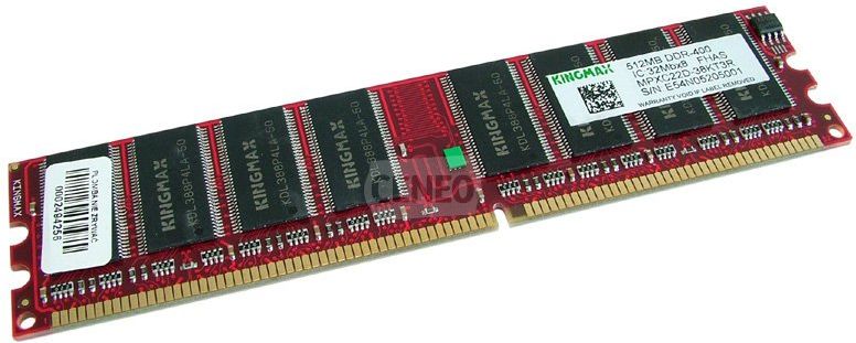 Pamięć RAM KINGMAX DDR 512MB/400 PC3200 - Opinie i ceny na Ceneo.pl