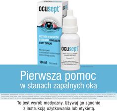 Ocusept Krople Do Oczu 10ml - Opinie i ceny na Ceneo.pl