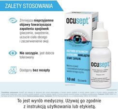 Ocusept Krople Do Oczu 10ml - Opinie i ceny na Ceneo.pl