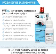 Ocusept Krople Do Oczu 10ml - Opinie i ceny na Ceneo.pl