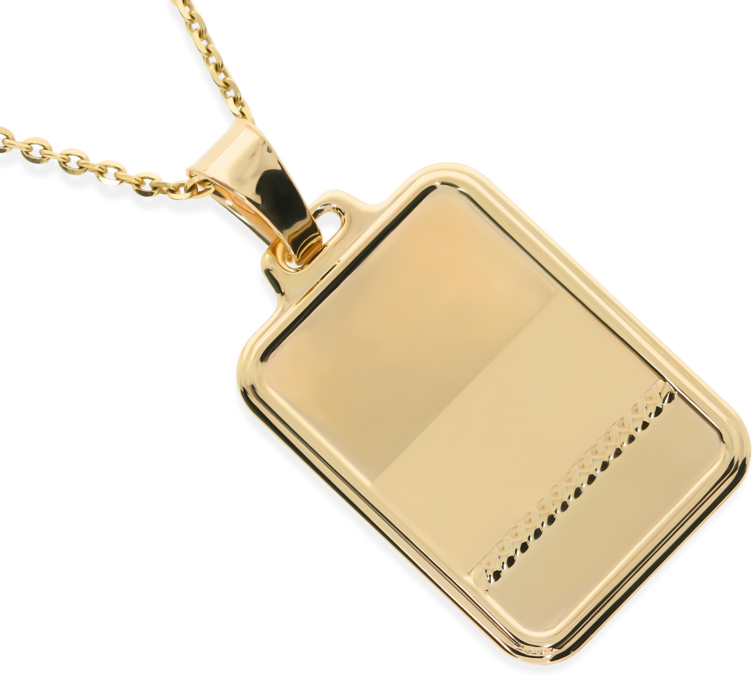 Intergold 4Au Złota zawieszka blaszka Próby 585 2.030 gr (WWB 004 IV ...