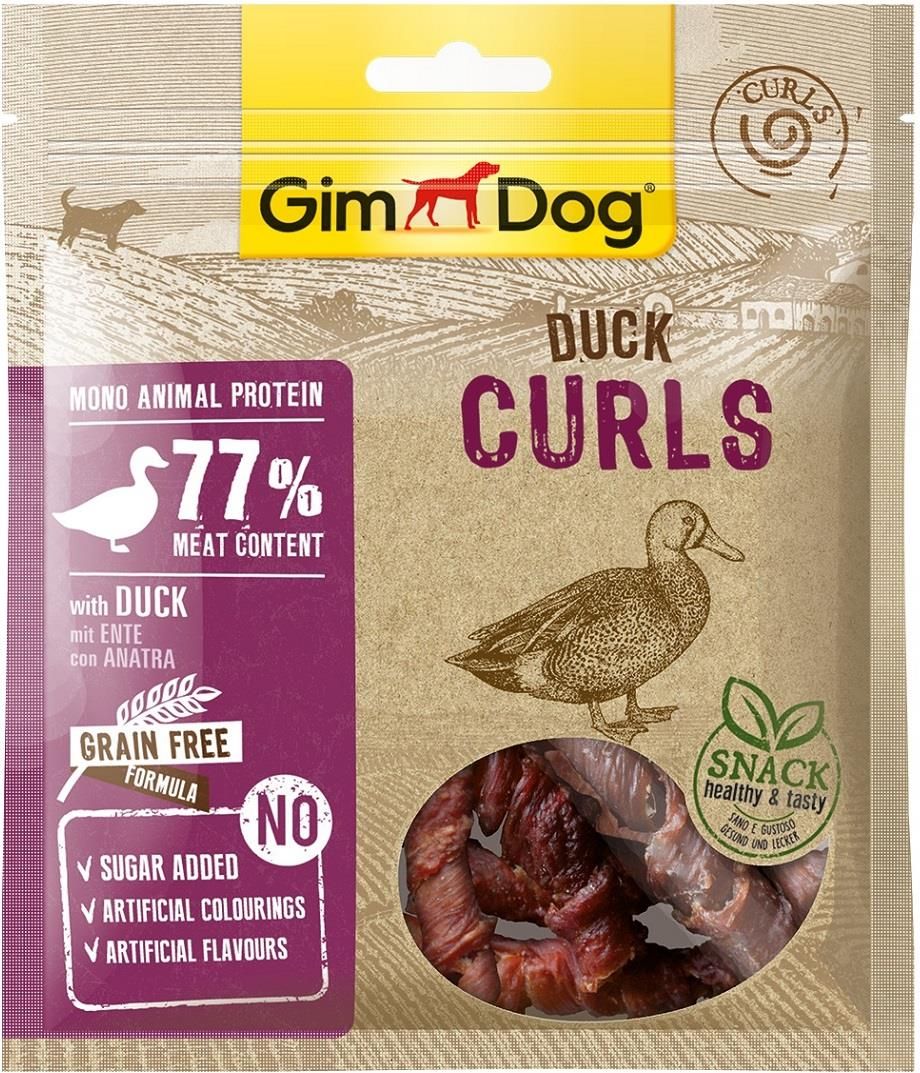 Karma Gimborn Gimdog Duck Curls Snack 55G - Ceny i opinie - Ceneo.pl