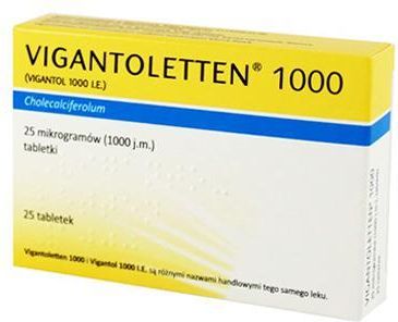 Vigantoletten 1000 j.m. (import równoległy InPharm) - 25 tabl. - Opinie ...