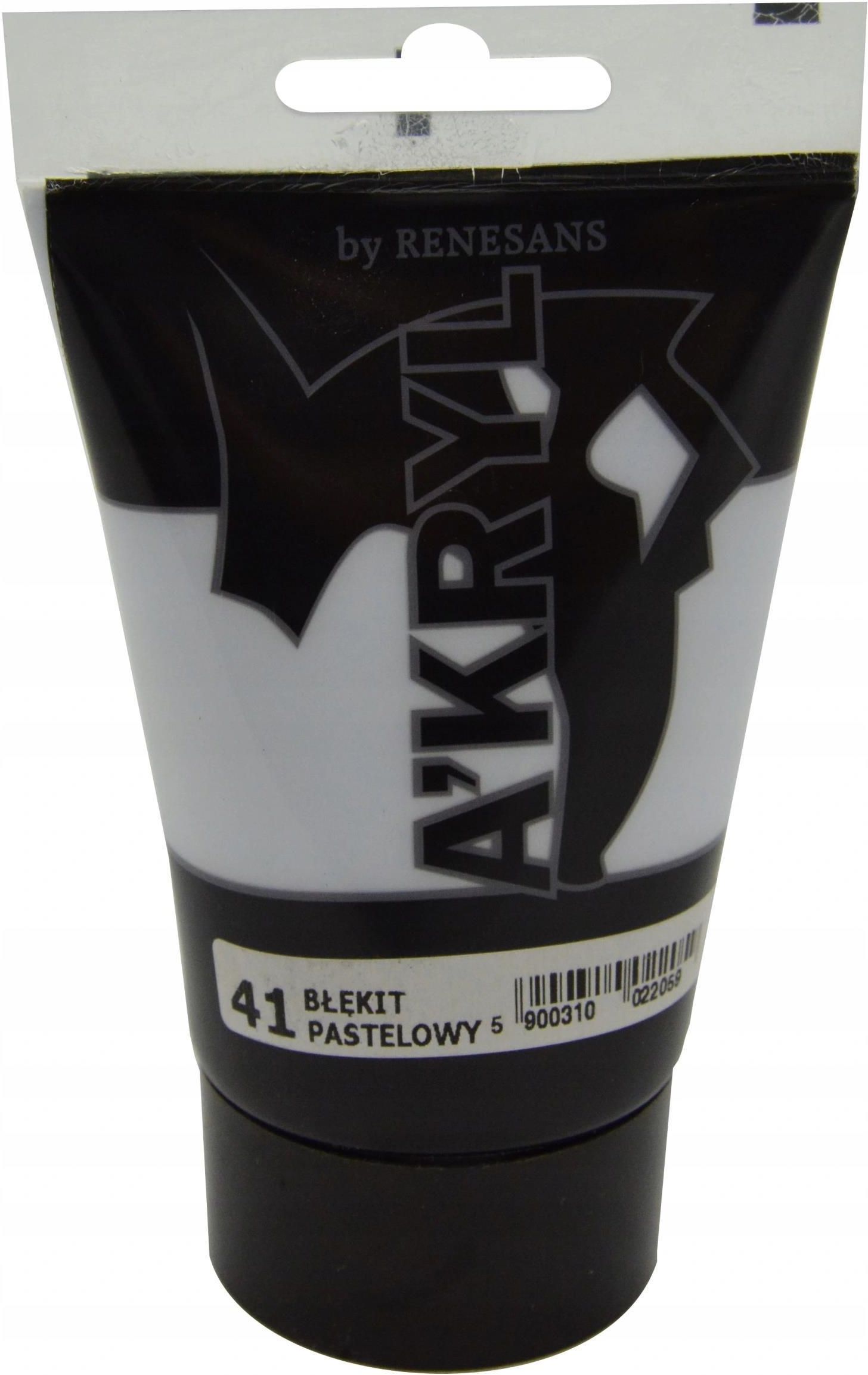 FARBY AKRYLOWE 100ML RENESANS 41 BŁĘKIT PASTELOWY - Ceny i opinie ...