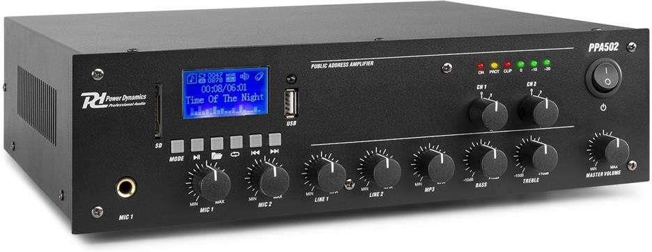 Wzmacmiacz audio Wzmacniacz 2 strefowy PPA502 100V 50W Power Dynamics - Opinie i ceny na Ceneo.pl