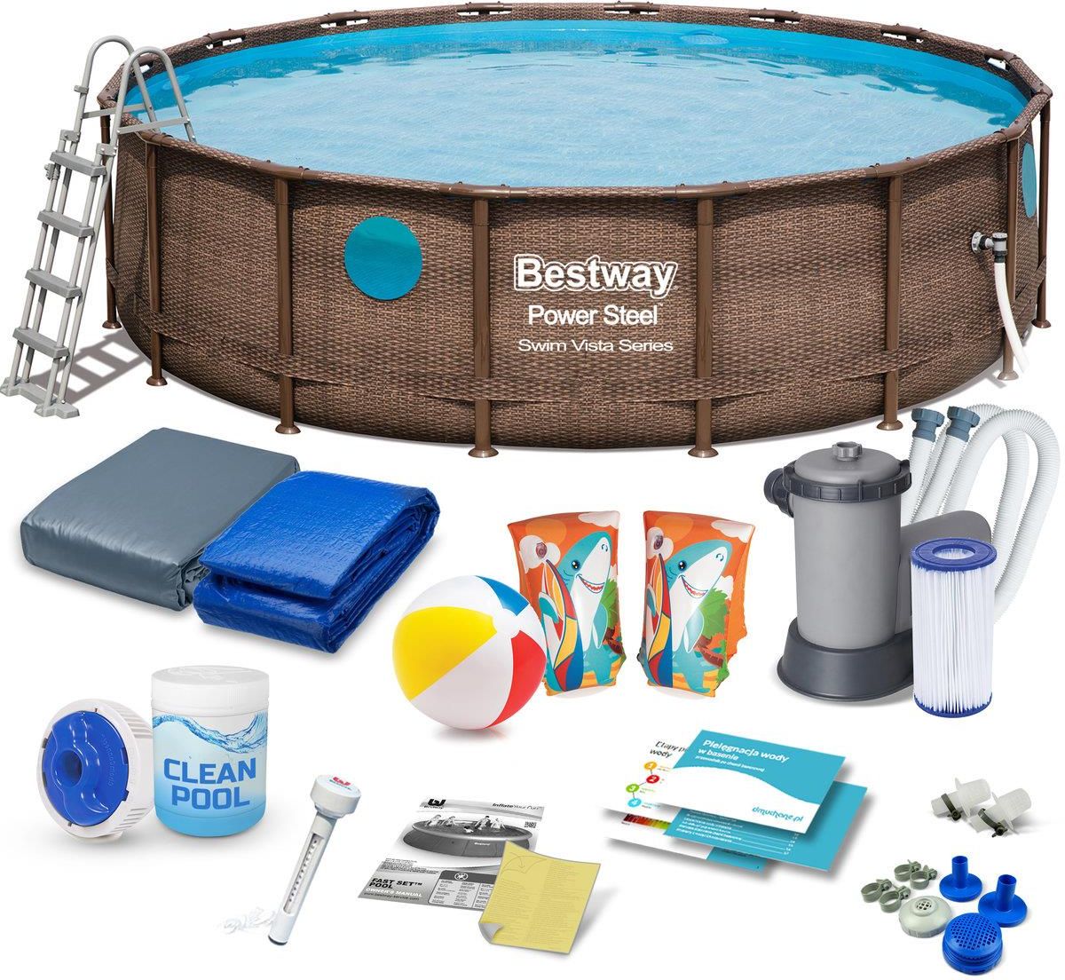 Basen Bestway 488X122cm - Ceny i opinie - Ceneo.pl