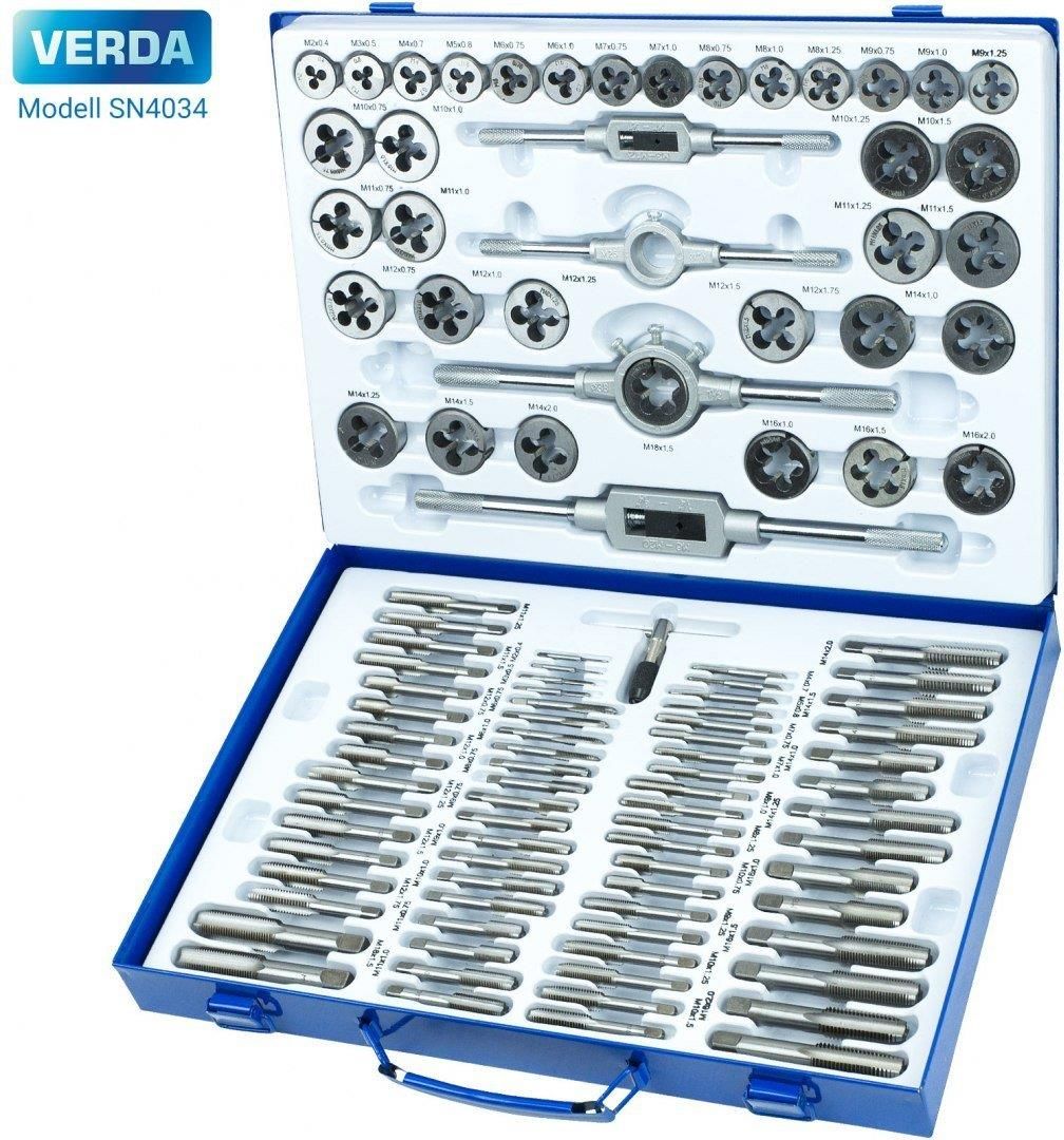 Verda Zestaw gwintowniki i narzynki 110el SN4034 - Opinie i ceny na ...