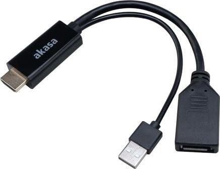 Akasa Adapter Av Hdmi - Displayport + Usb-A Czarny (AKCBHD2425BK ...