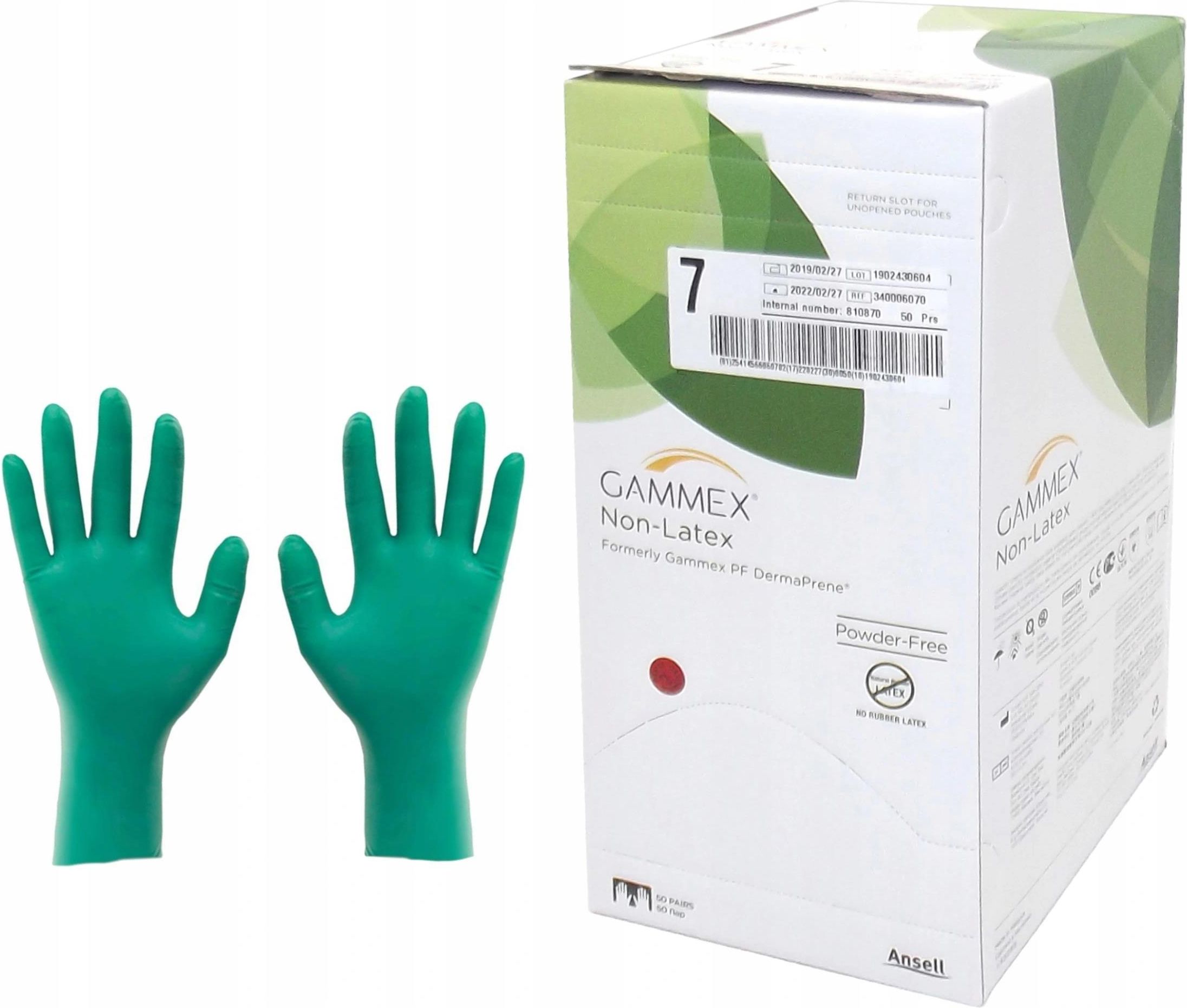 Ansell 50X Rękawiczki Chirurgiczne Neoprenowe 7 - Ceny i opinie - Ceneo.pl