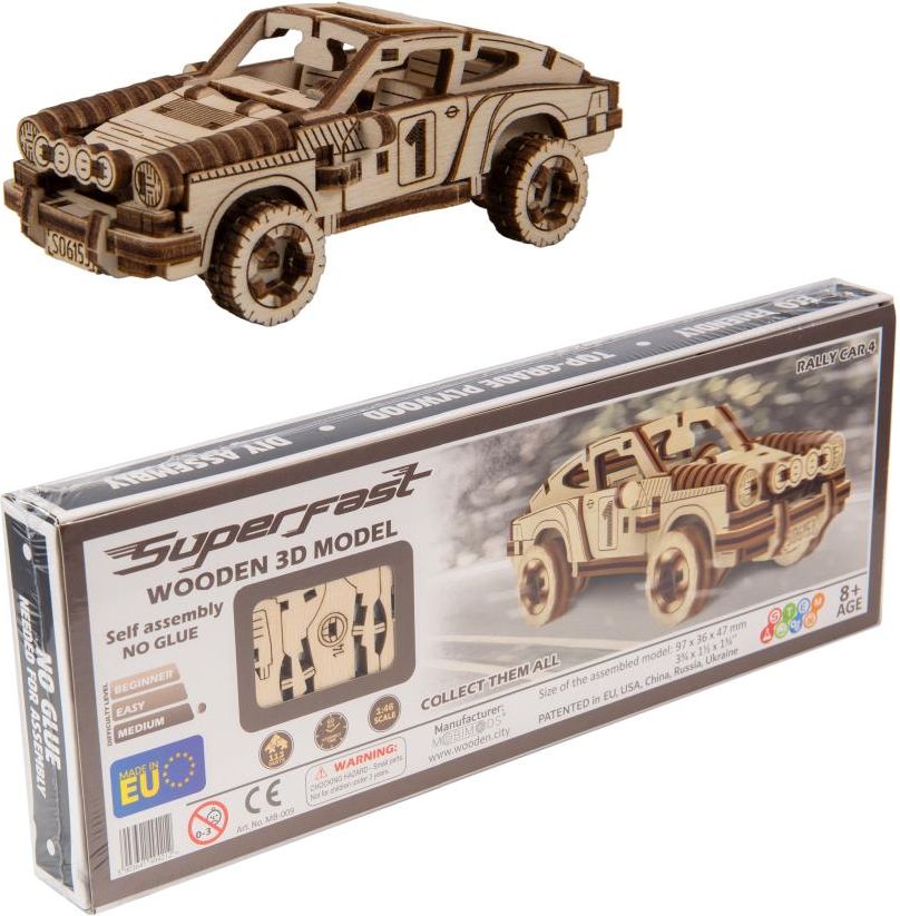 Wooden City Superfast Model Drewniany 3D Rally Car4 - Ceny i opinie ...