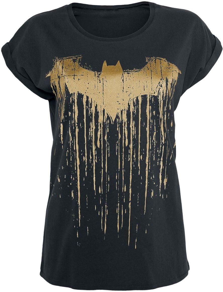 Batman - Logo Dripping - T-Shirt - czarny - Ceny i opinie - Ceneo.pl