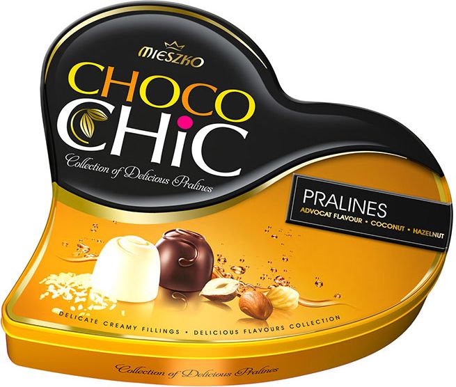 Mieszko, Choco Chic 390g Serce - Ceny i opinie - Ceneo.pl