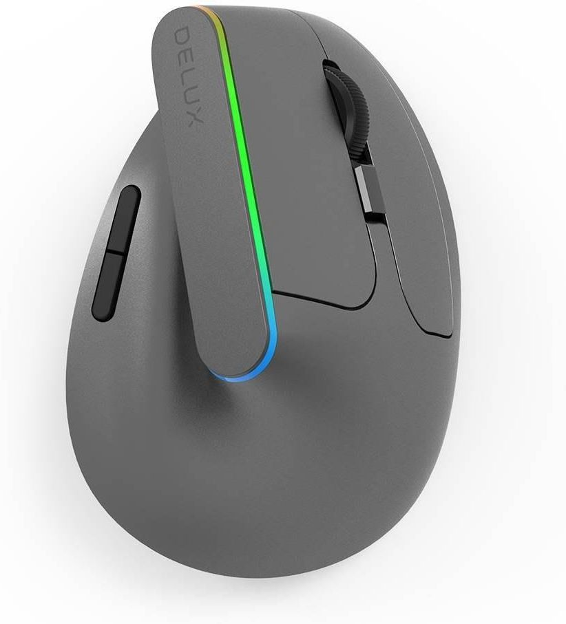 Mysz Delux Bezprzewodowa Mysz Pionowa M618Db Bt 2.4G 4000Dpi Rgb - Opinie i ceny na Ceneo.pl