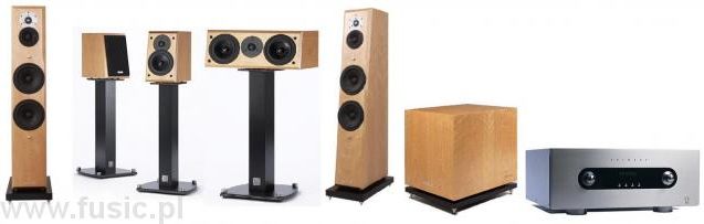 Kino domowe Primare SPA 22 HD + Xavian XN 360 + XN 260 + XN scena evo ...