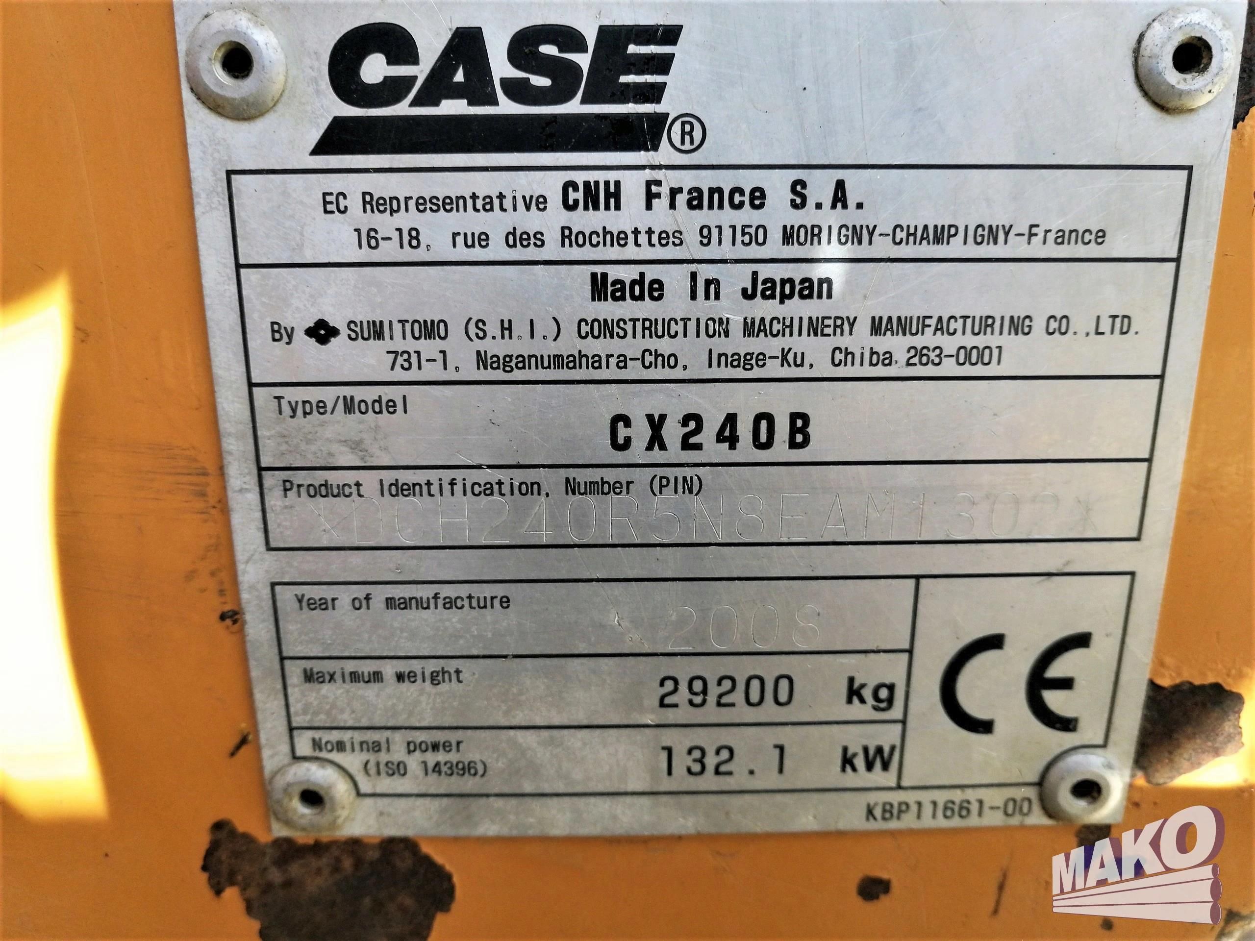 Koparka gąsienicowa Case CX 240B - Opinie i ceny na Ceneo.pl