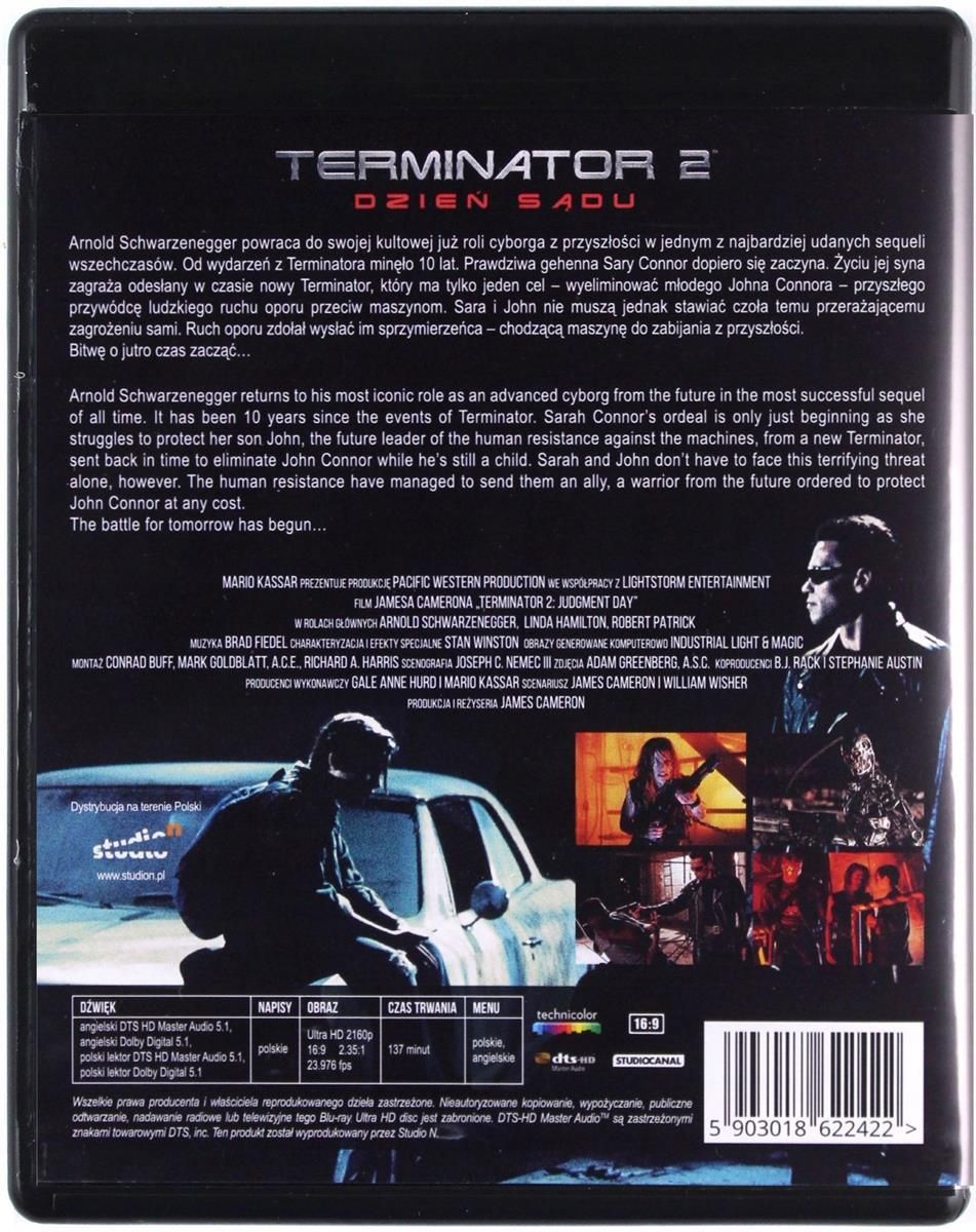Film Blu-ray Terminator 2. Dzień sądu [Blu-Ray 4K] - Ceny i opinie ...
