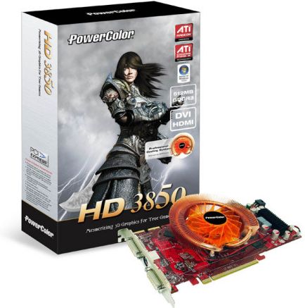 PowerColor Radeon 3850 512MB DDR3 256-bit 2xDVI PCI-E - Karta graficzna ...