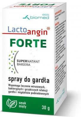 IBSS Biomed Lactoangin Forte Mięta 30g - Opinie i ceny na Ceneo.pl
