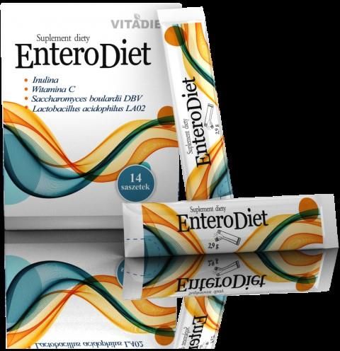 Preparat medycyny naturalnej Vitadiet Enterodiet 14 Saszetek Probiotyki ...