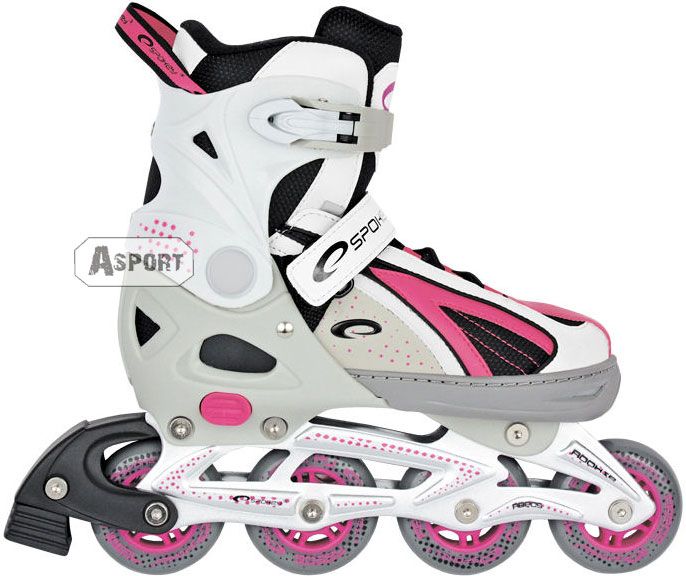 Rolki Spokey Rookie Biały Różowy - Cena i Opinie - Ceneo.pl