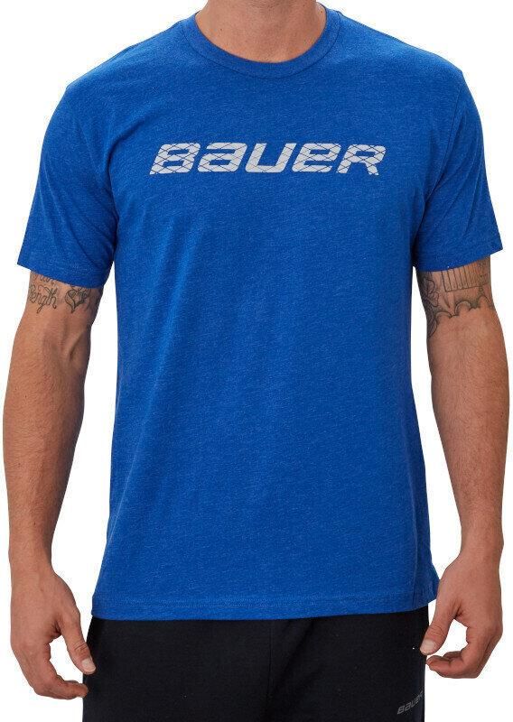Bauer Graphic Shortsleeve Crew Tee Blue - Ceny i opinie - Ceneo.pl